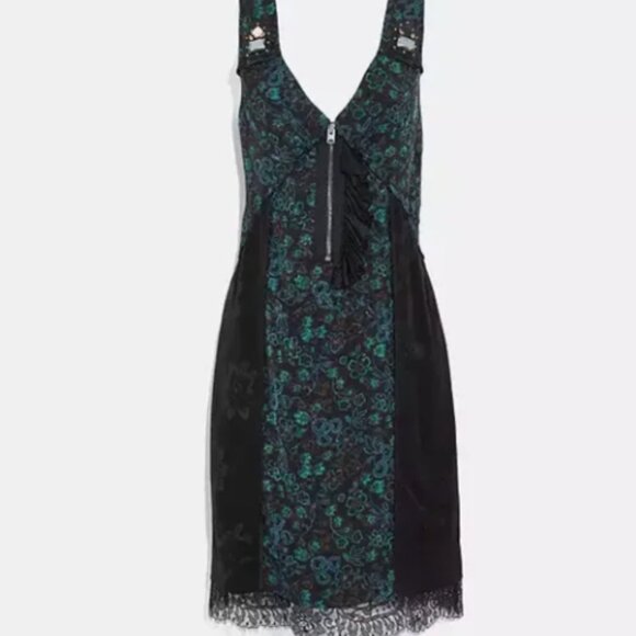 Nwt Coach | Dresses | Nwt Coach Retro Floral Print Slip Dress | Poshmark